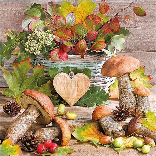 Servetel decorativ Roadele toamnei , 33 x 33cm - 13314465 - DECOUPAGE ...
